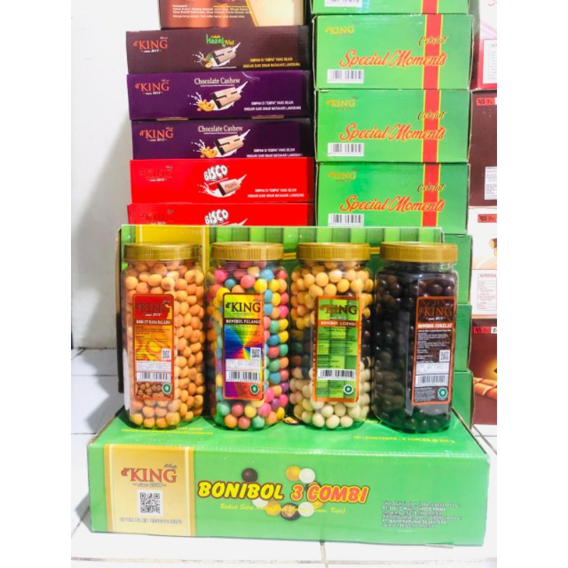 Jual [DUS] Aneka Coklat d'King Toples - Cokelat Bonibol dKing - Coklat ...