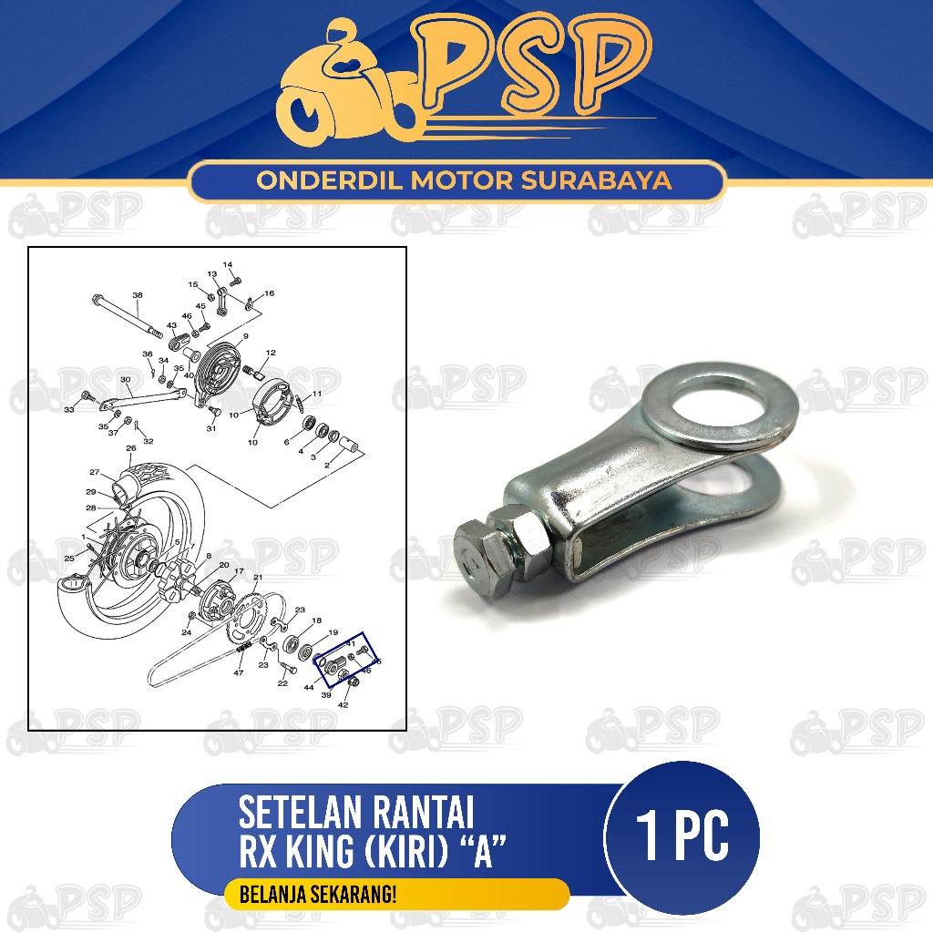 Jual Setelan Rantai RX King KIRI "A" (Harga Per 1 PCS) - Stelan Rante ...