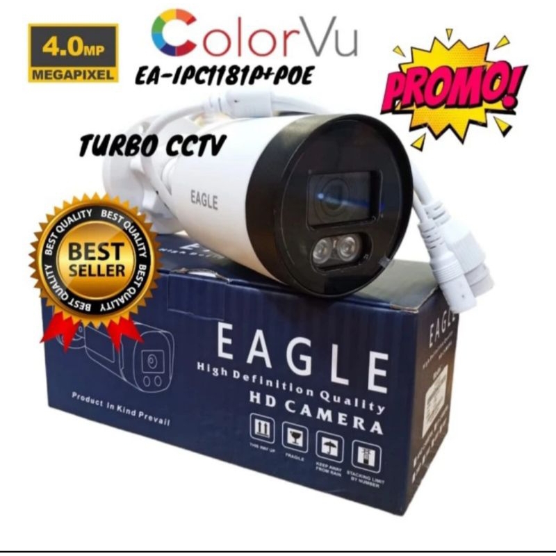 Jual IP CAMERA OUTDOOR 4MP Full Color Ip Cam Eagle POE, ipcam | Shopee ...