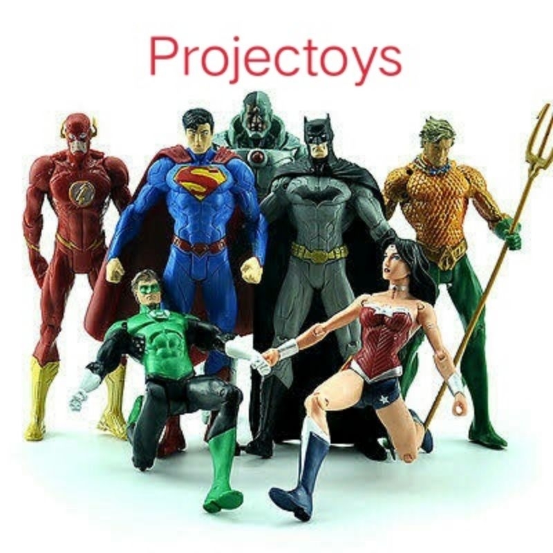 Jual DC Comics Action Figure set Justice League 7 pieces | Shopee Indonesia