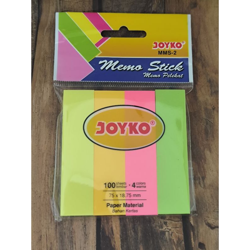 Jual Memo stick/Sticky Note/Kertas Memo Joyko MMS-2 | Shopee Indonesia