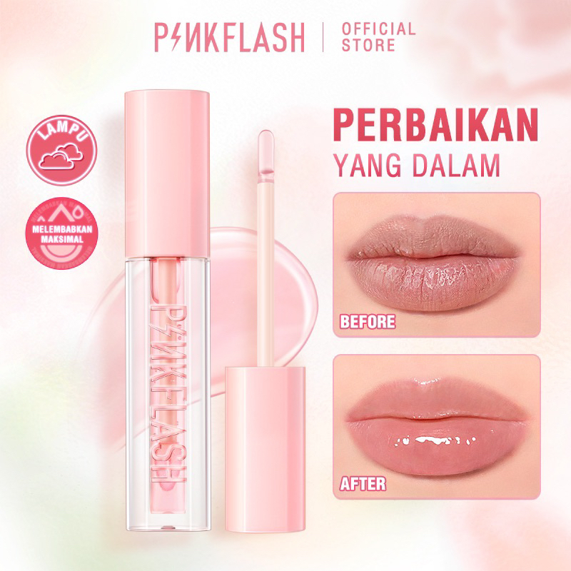 Jual PINKFLASH CARE PLUS LIP OIL PF-L12 PK01 | Shopee Indonesia