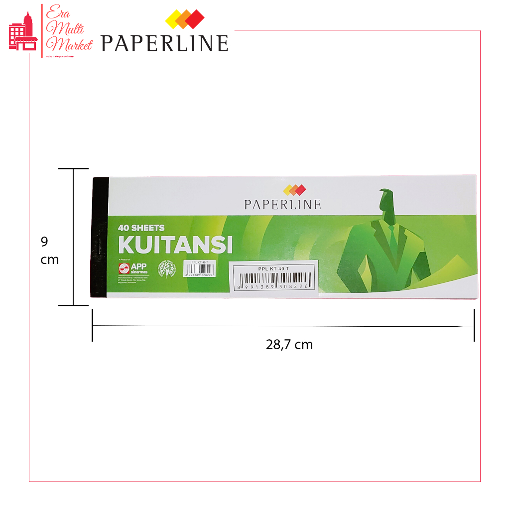 Jual Buku Kuitansi Paperline KT40 T Sedang / Kwitansi | Shopee Indonesia