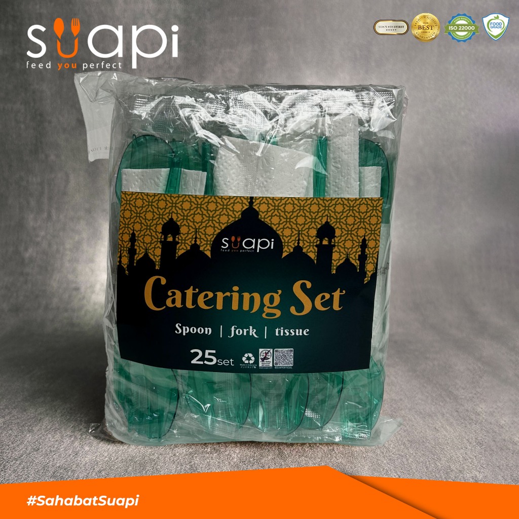 Jual [25pcs] SUAPI Catering Set / Cutlery Set Sendok Plastik | Shopee ...