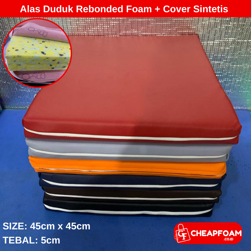 Jual Alas Duduk Lesehan Busa Rebonded 45cm x 45cm Alas Bantal Duduk ...
