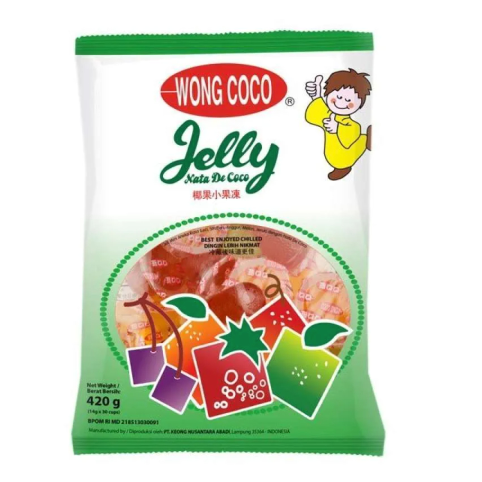 Jual Wong Coco Jelly Nata De Coco 420gr / 14gr x isi 30s | Shopee Indonesia