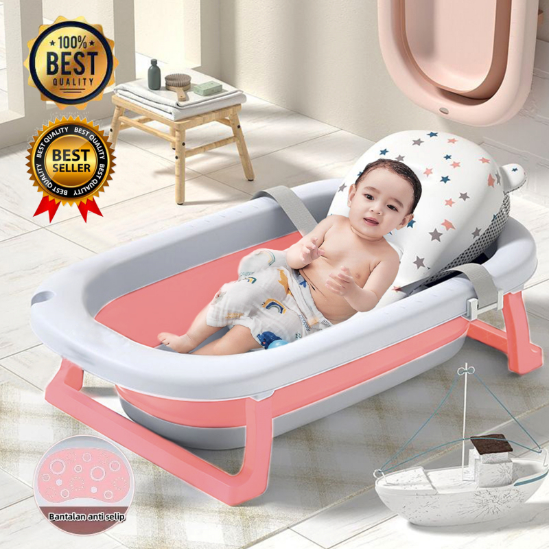 Jual Jaring Mandi, Bantal Mandi bak mandi bayi lipat 0-8 tahun baby ...