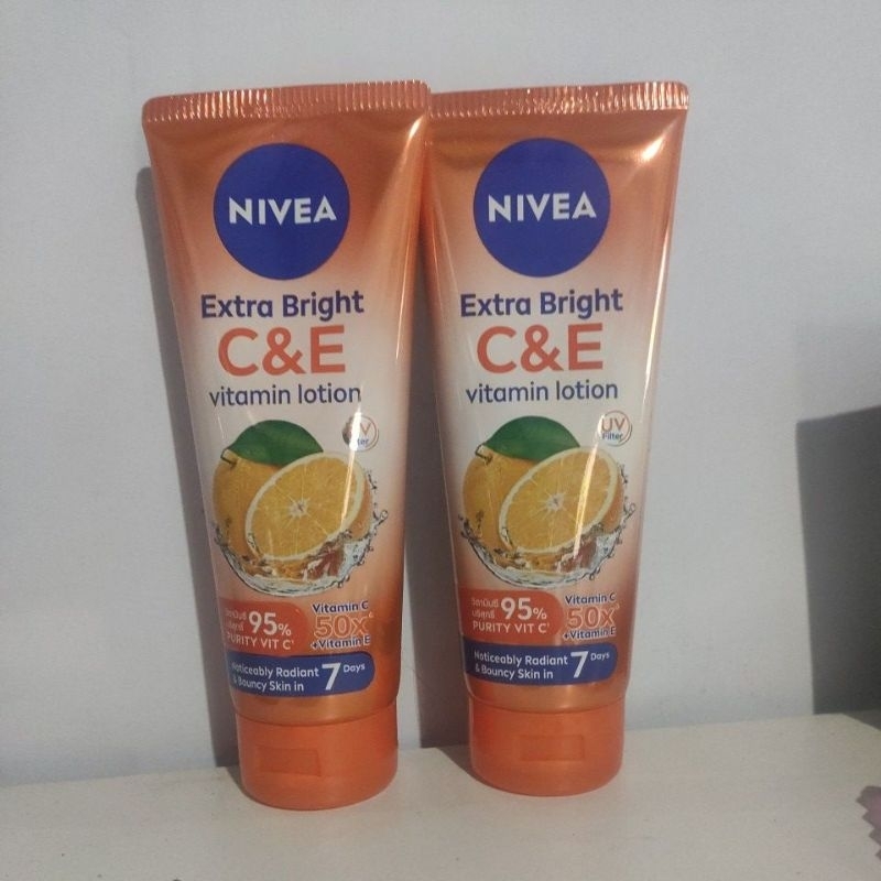 Jual Nivea Extra Bright C & E Vitamin Lotion 180ml | Shopee Indonesia