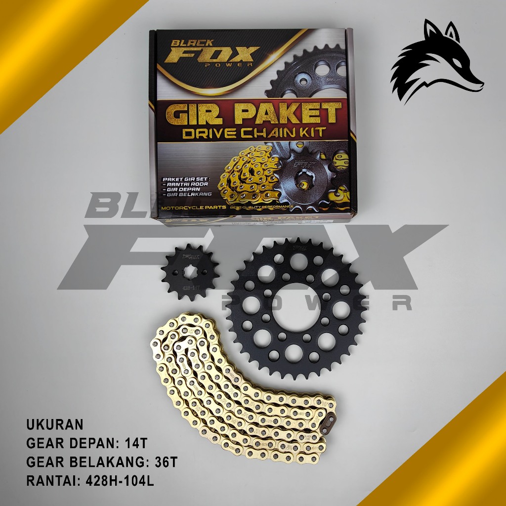 Jual YZ1 GEAR GIR SET PAKET SMASH NEW TITANS ARASHI SHOGUN 110 125 14T ...