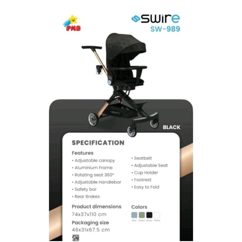 Jual Magic trike stroller SWIRE SW919 SW929 SW989 SW 919 SW 929 SW 989 ...