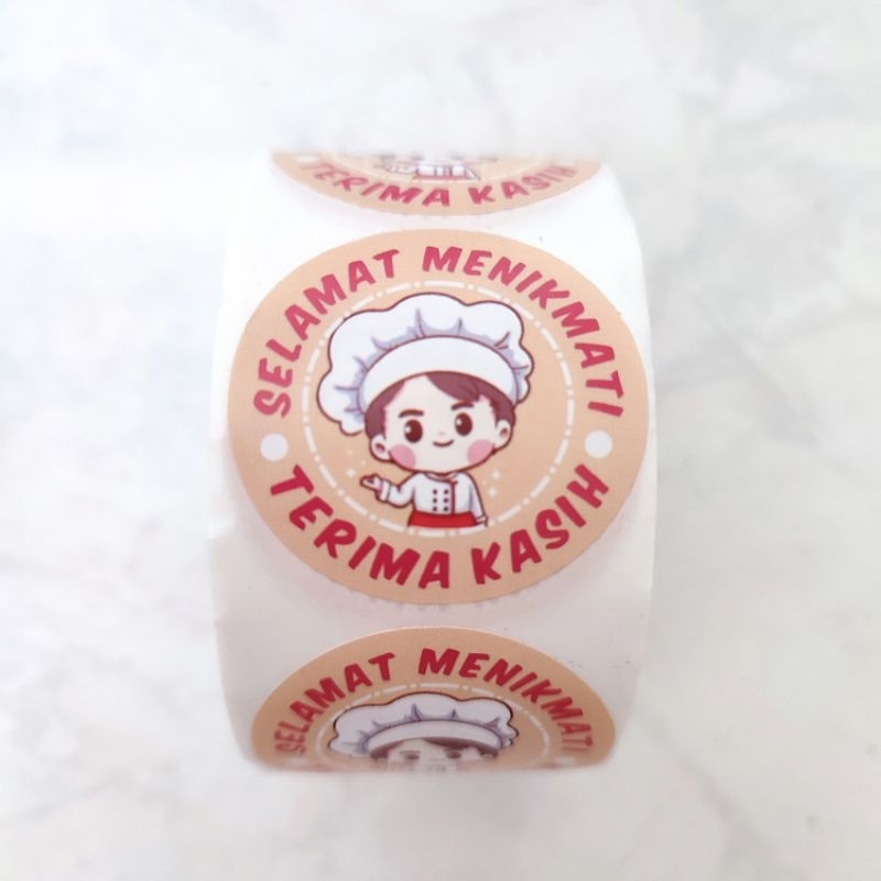 Jual BELI 2 GRATIS 1 BACA KETENTUAN Sticker Label Kemasan Thank You ...