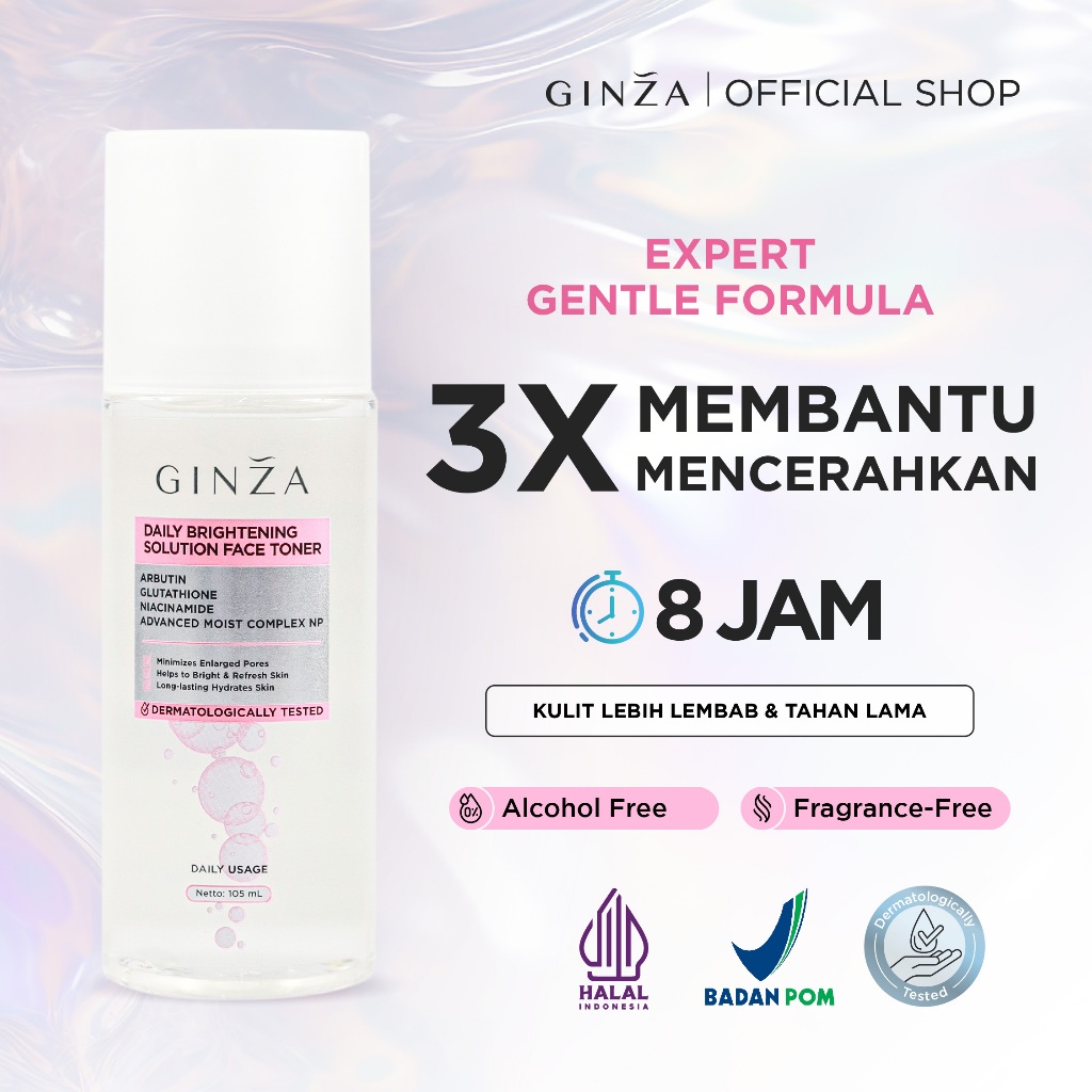 Jual Ginza Daily Brightening Solution Face Toner 105ml | Shopee Indonesia Jual Ginza Daily Brightening Solution Face Toner 105ml | Shopee Indonesia