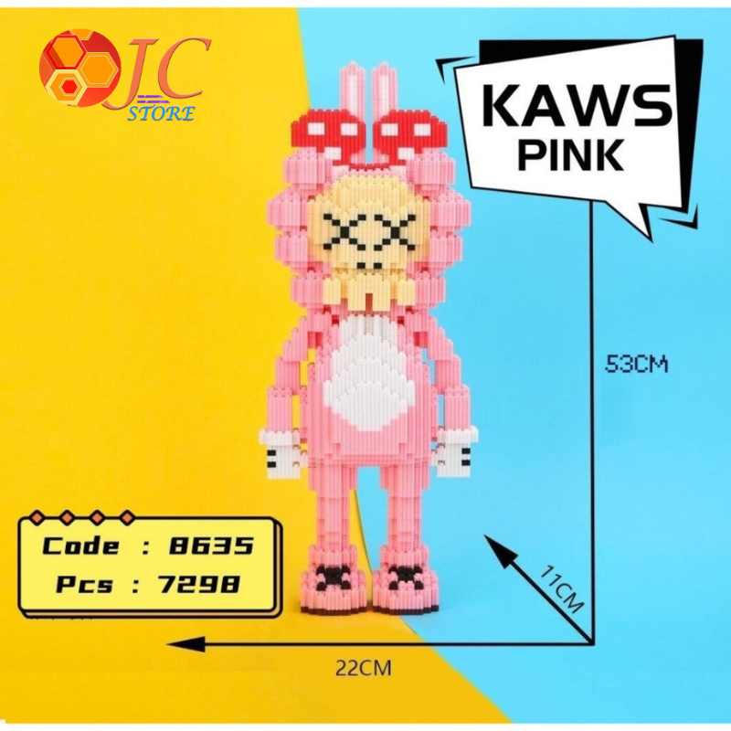 Jual JC Nano Blocks KWS Beruang Brown PINK Toys Bricks Mainan Edukasi ...