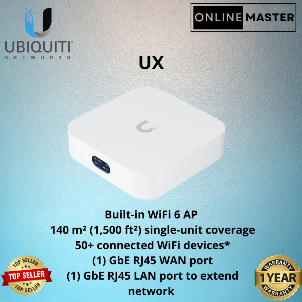 Jual ubiquiti UX UniFi Express UniFi Cloud Gateway and WiFi 6 access ...