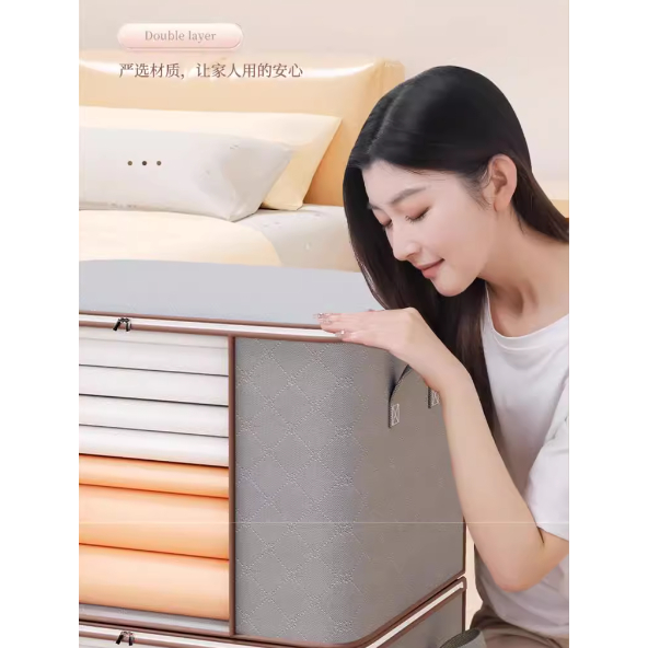 Jual STORAGE BOX/Double Zipper Large Box / Storage Serbaguna / Box Serbaguna | Shopee Indonesia