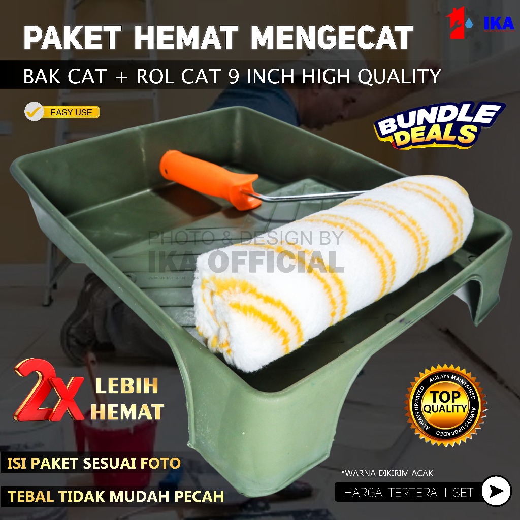 Jual Paket Bak Cat Tebal Kaki Luar Plastik Berkualitas Tebal Lentur ...