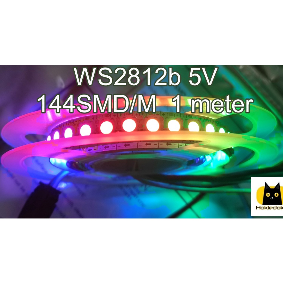 Jual rZ LED STRIP Alis WS2812B WS2812 5V 1M 144 Pixel 144SMDM ...