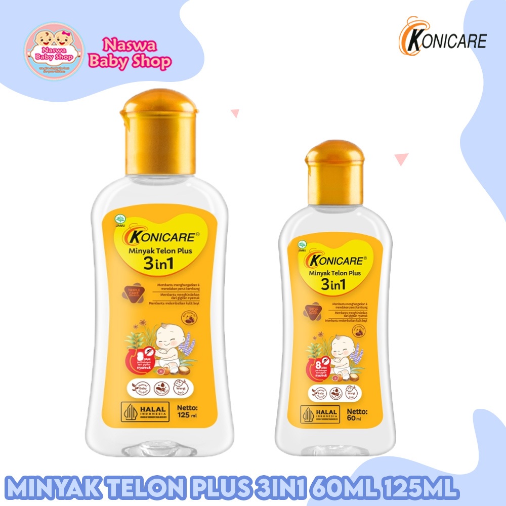 Jual Konicare Minyak Telon Plus 3in1 60ml 125ml | Shopee Indonesia