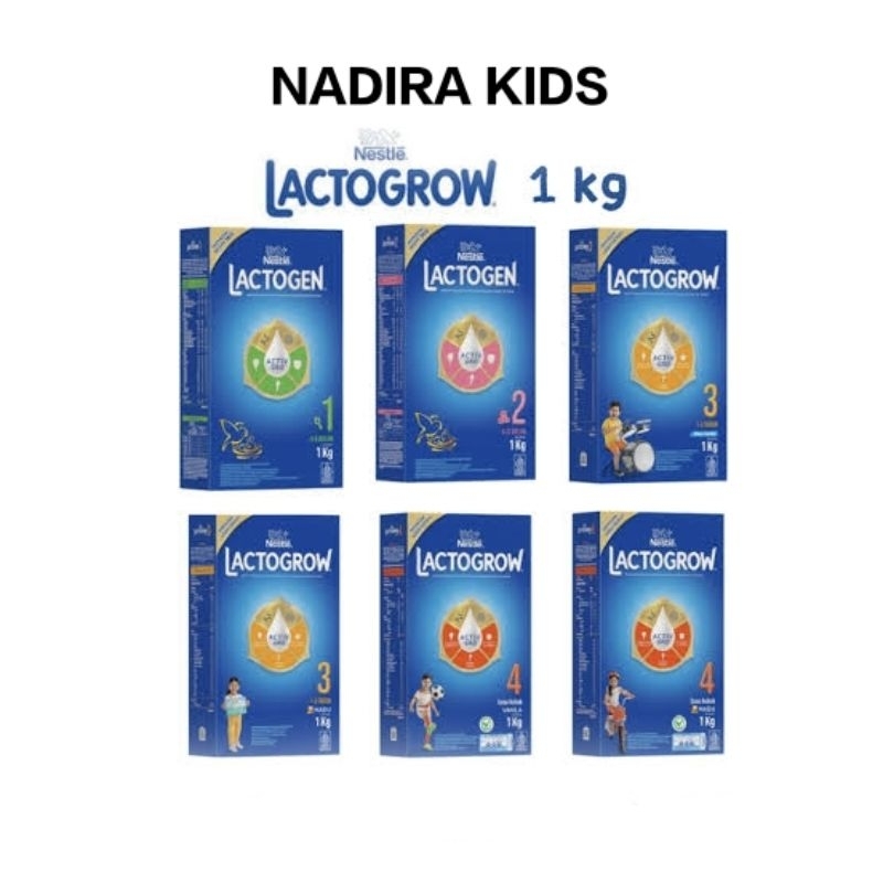 Jual Lactogen 1,2 1kg dan Lactogrow 3,4 Madu Vanila 1kg | Shopee Indonesia