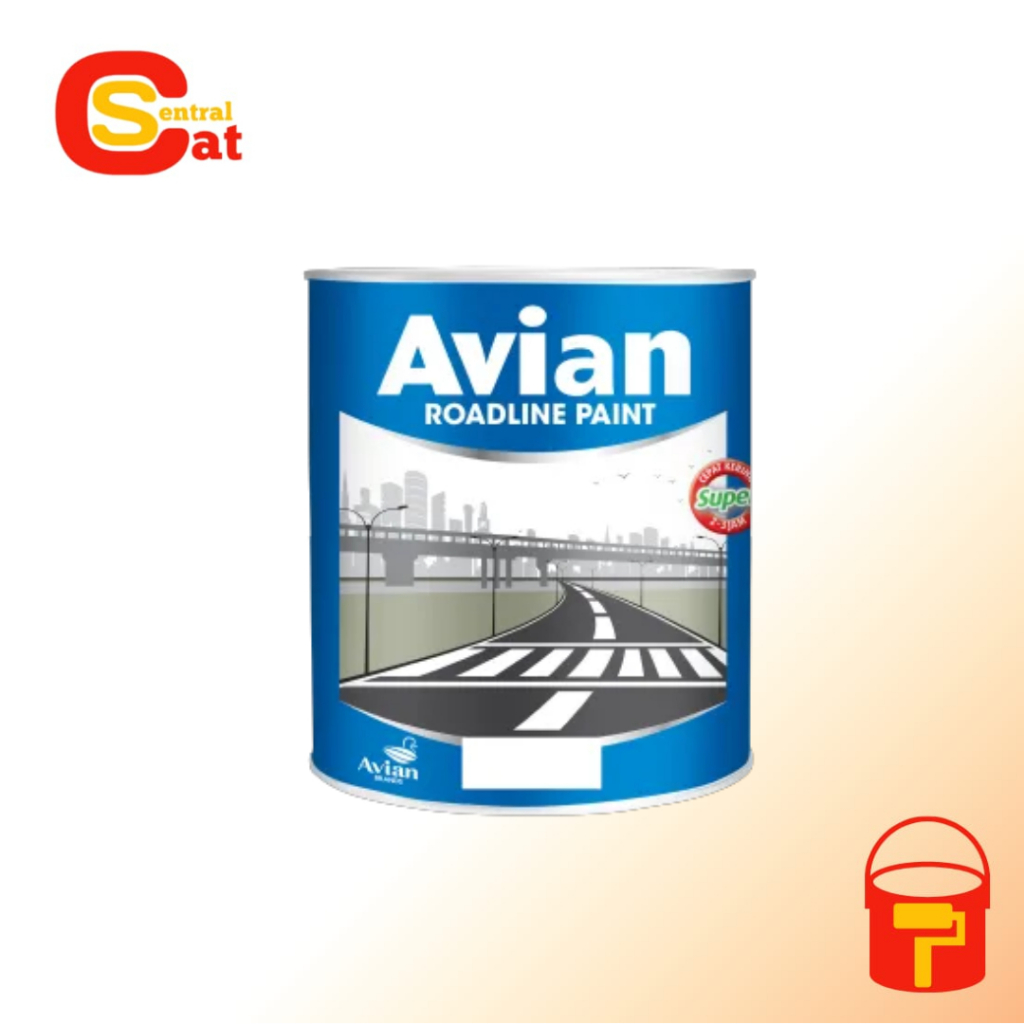 Jual Cat Avian Roadline paint 1kg Jalanan Marka Jalan Beton Aspal Kolam ...