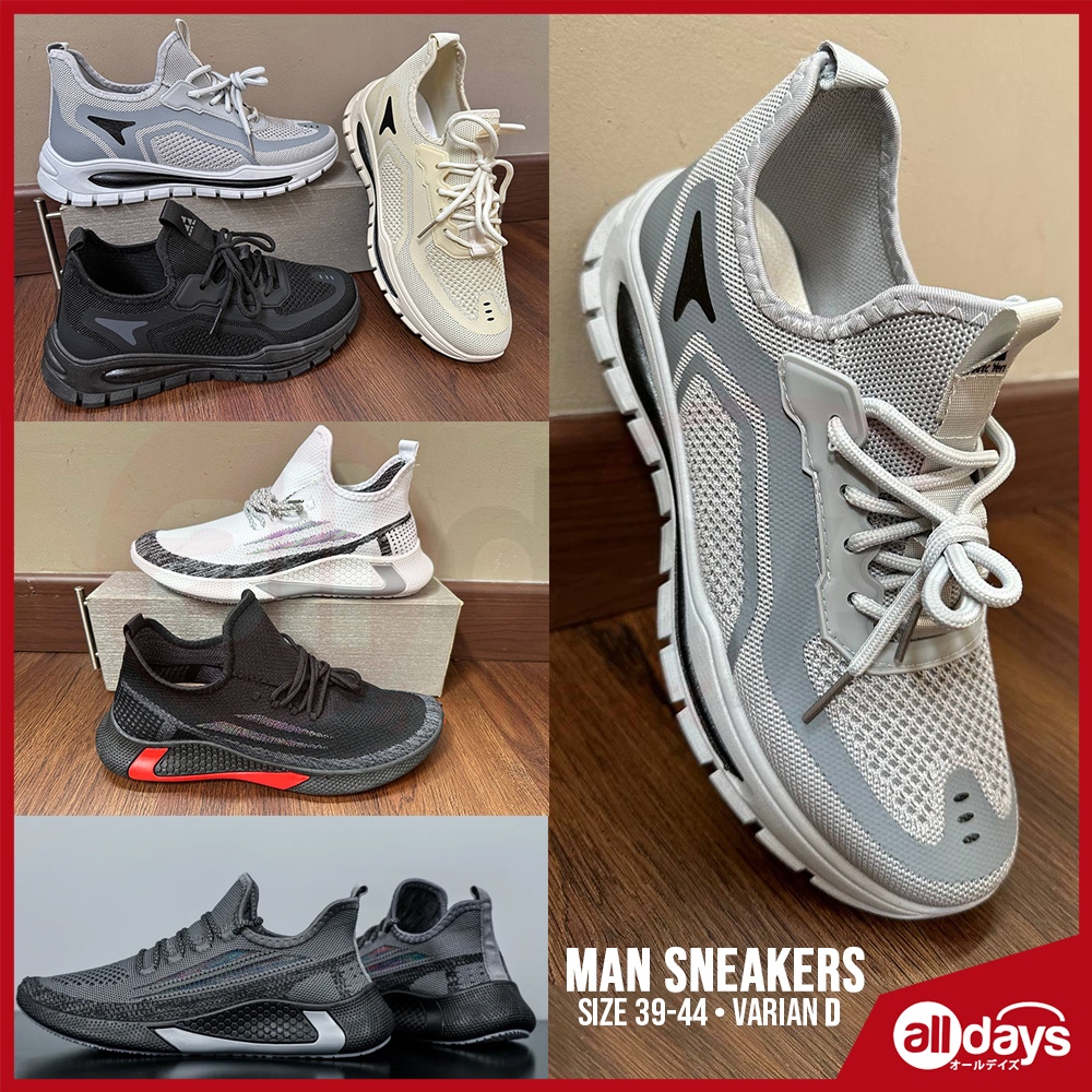 Jual Alldays Sepatu Sneakers Kain Pria / Man Sneakers Shoes VARIAN D ...