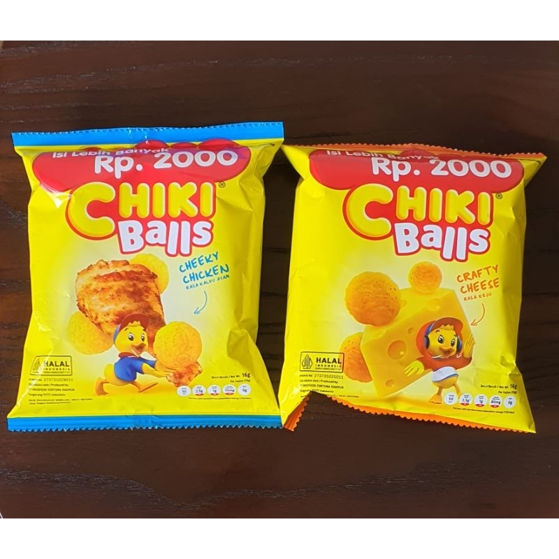 Jual Chiki Snack / Makanan Ringan Chiki Balls, Chiki Twist 10gr per 5 ...