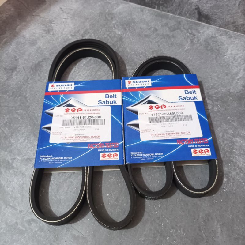 Jual Tali Kipas - Vbelt - Fanbelt -Van Belt Suzuki APV Lama Original SGP 1Set | Shopee Indonesia