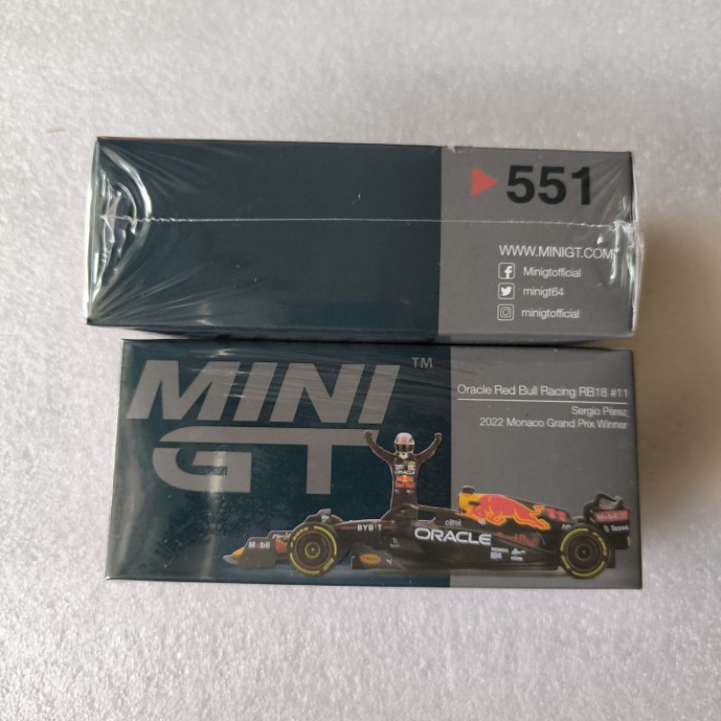 Jual MINI GT 551 F1 ORACLE RED BULL RACING RB18 #11 SERGIO PEREZ 2022 ...
