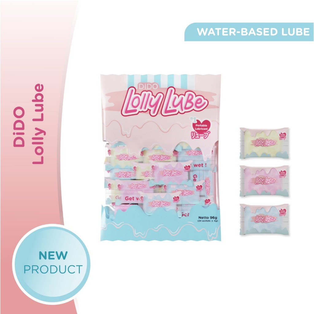 Jual Dido Lolly Lube - Water Based Lube Sachet - 24pcs | Shopee Indonesia
