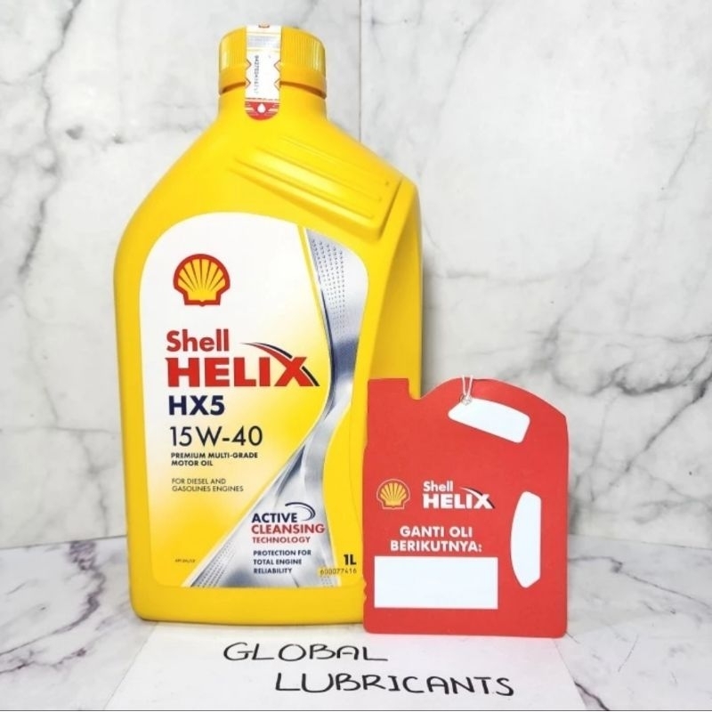 Jual ALL NEW! Shell Helix HX5 15W-40 1 Liter (Oli Mesin Multi-Grade ...