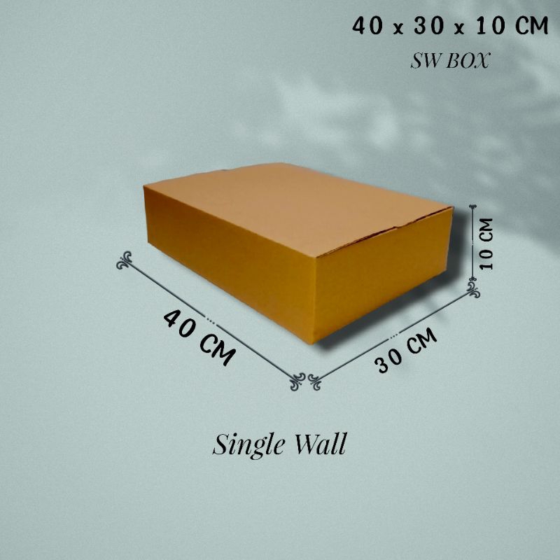 Jual Kardus Ukuran 40x30x10 CM box untuk packing ST | Shopee Indonesia