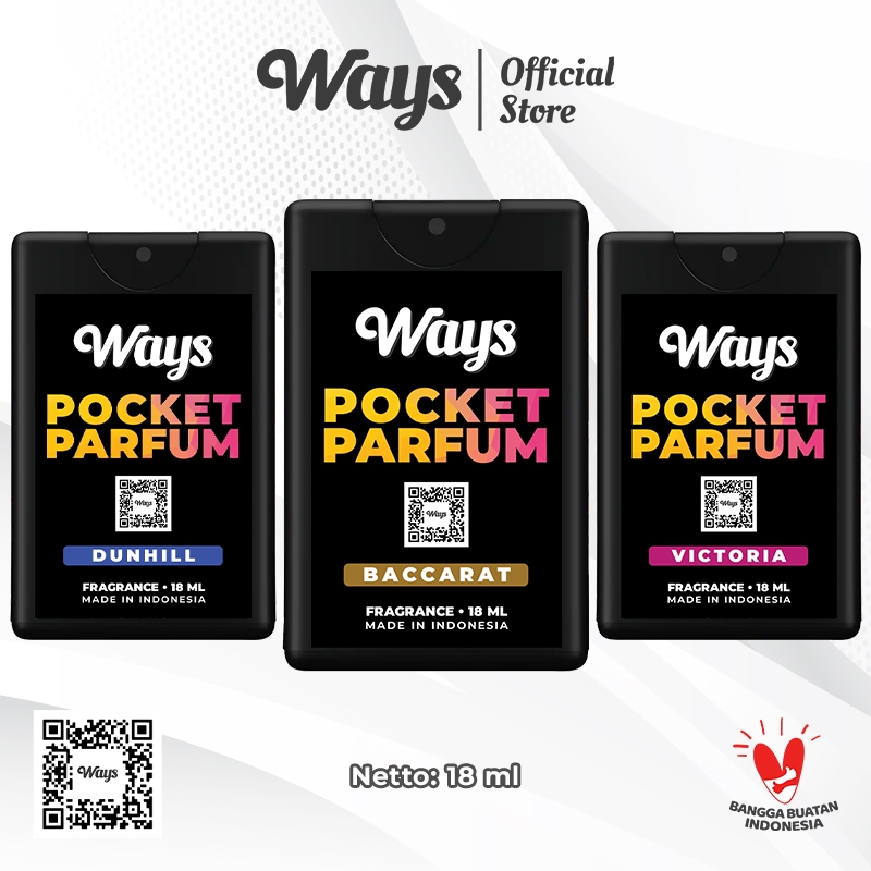 Jual Inspired Perfume WAYS Pocket / Parfum Kantong Unisex Pria Wanita ...