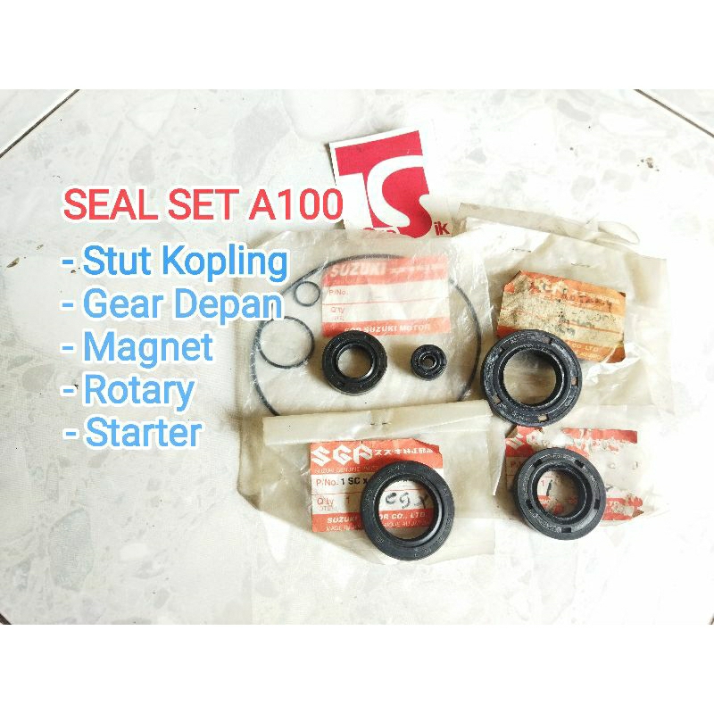 Jual Sil Seal Mesin Set Suzuki A100 Rotary Starter Stut Kopling Gear Depan Magnet | Shopee Indonesia