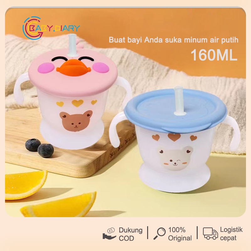 Jual [COD] Early-age Straw Training Mug / 160ML Training Cup Bayi ...