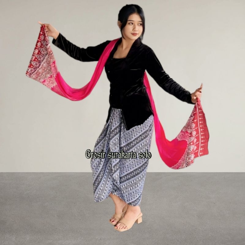 Jual Sampur Tari Batik Motif Bugis | Selendang Tari 2,6 meter Size anak ...