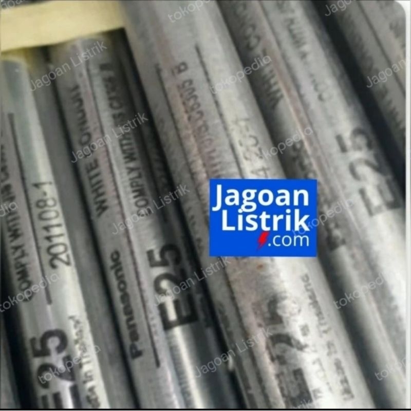 Jual Pipa Conduit E25 Panasonic Steel Pipe Besi E-25 1inch Panjang 3 ...