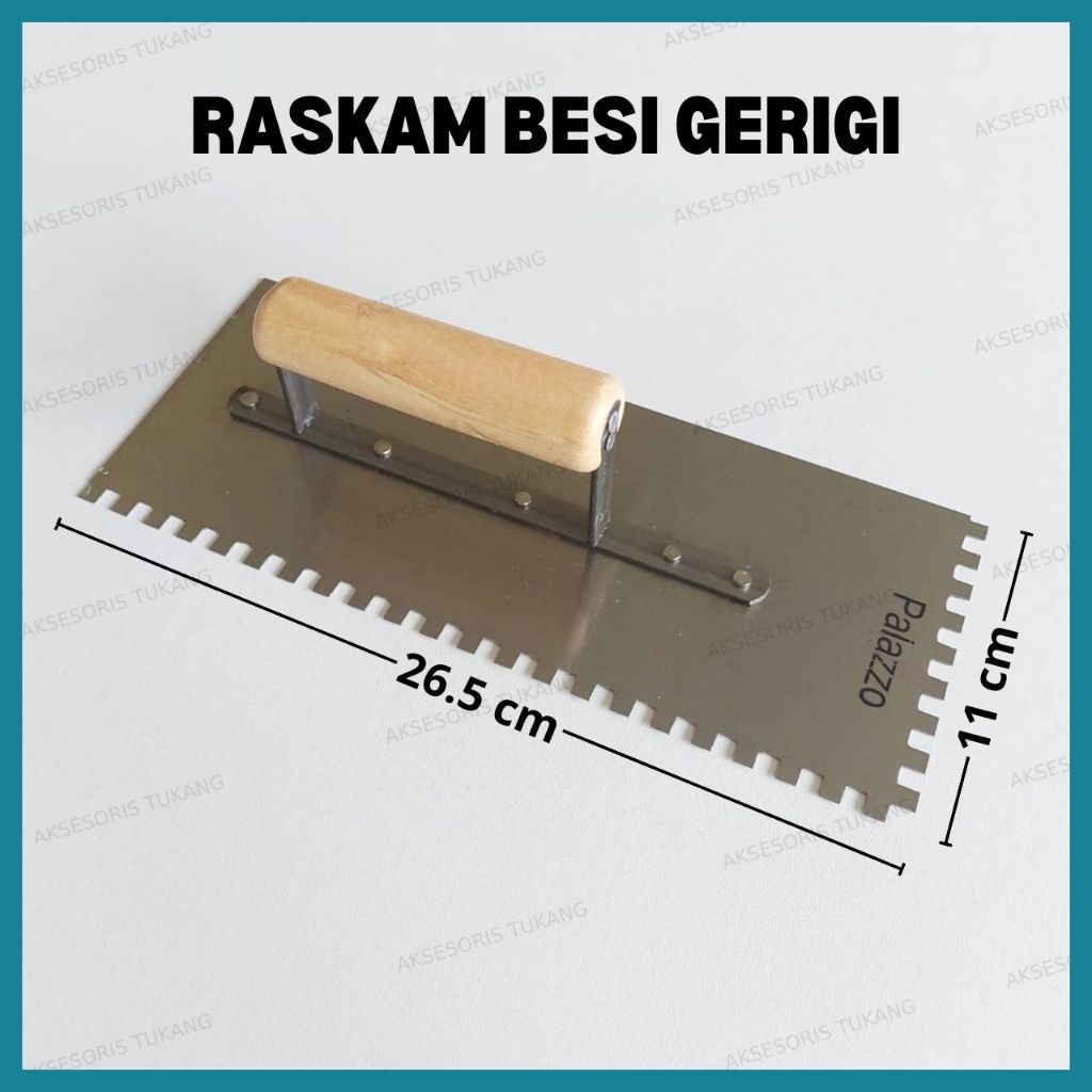Jual Raskam Besi Roskam Gerigi Perata Keramik Granit Lantai Acian Semen ...