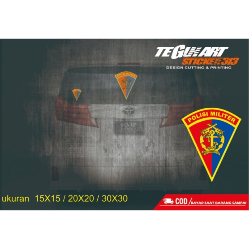 Jual STICKER CUTTING POLISI MILITER TNI AL- POMAL | Shopee Indonesia