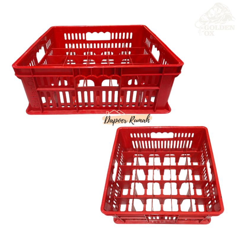 Jual Krat Gelas 25 Lubang GOLDENOX PREMIUM / Krat Plastik | Shopee ...