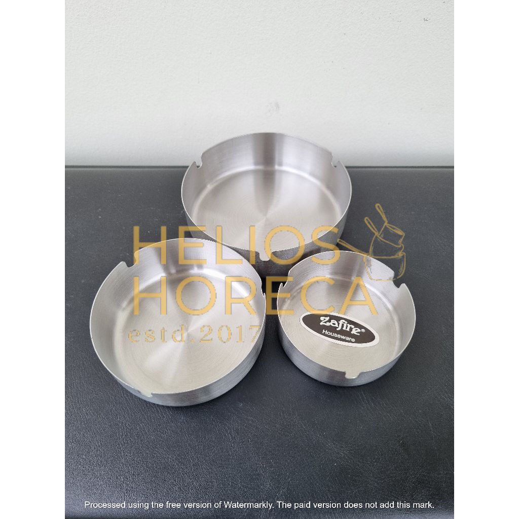 Jual Zafire Asbak Stainless Steel Ash Tray Tempat Puntung Rokok ...