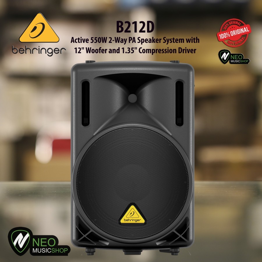 Jual Behringer B212D Active 550W 2-Way 12" PA Speaker System | Shopee Indonesia