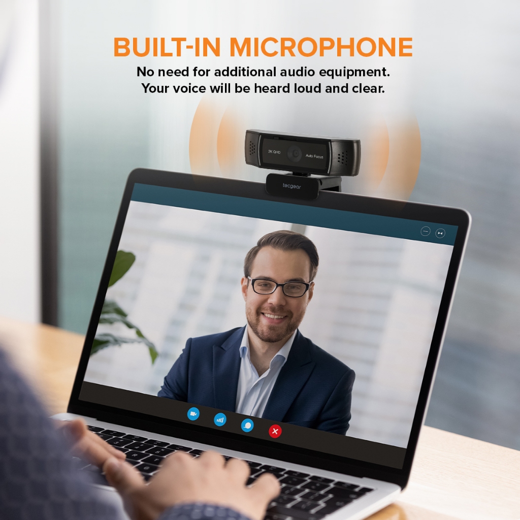 Jual NEW Webcam 2K High Res dengan Privacy Shutter, AF, Mic, Best ...