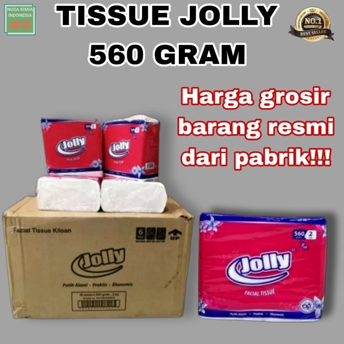 Jual tissue jolly 560 gram / tisu jolly 560 gram - 1DUS / KARTON ...