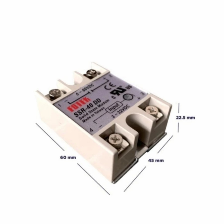 Jual Solid State Relay Fotek SSR-40DD / SSR 40DD 40 Amper | Shopee Indonesia