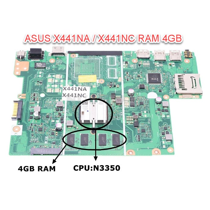 Jual motherboard mobo mainboard asus x441 x441n x441na x441nc x441sa ...