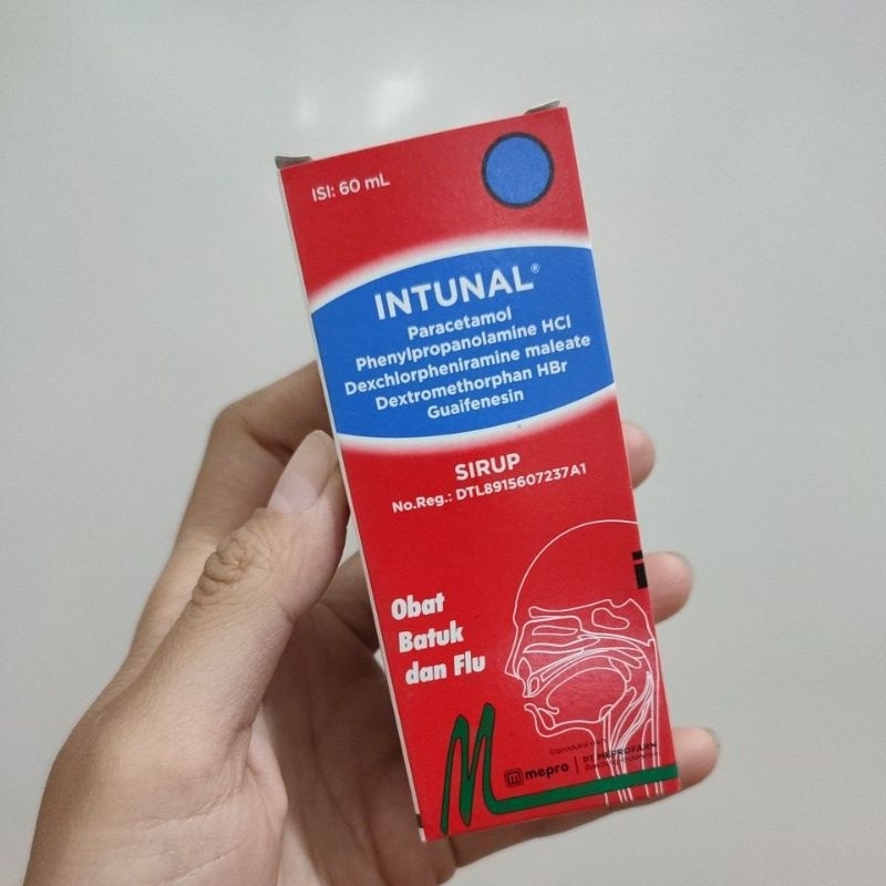 Jual INTUNAL FLU SIRUP 60ML Demam Pilek Batuk Kering dan Berdahak ...