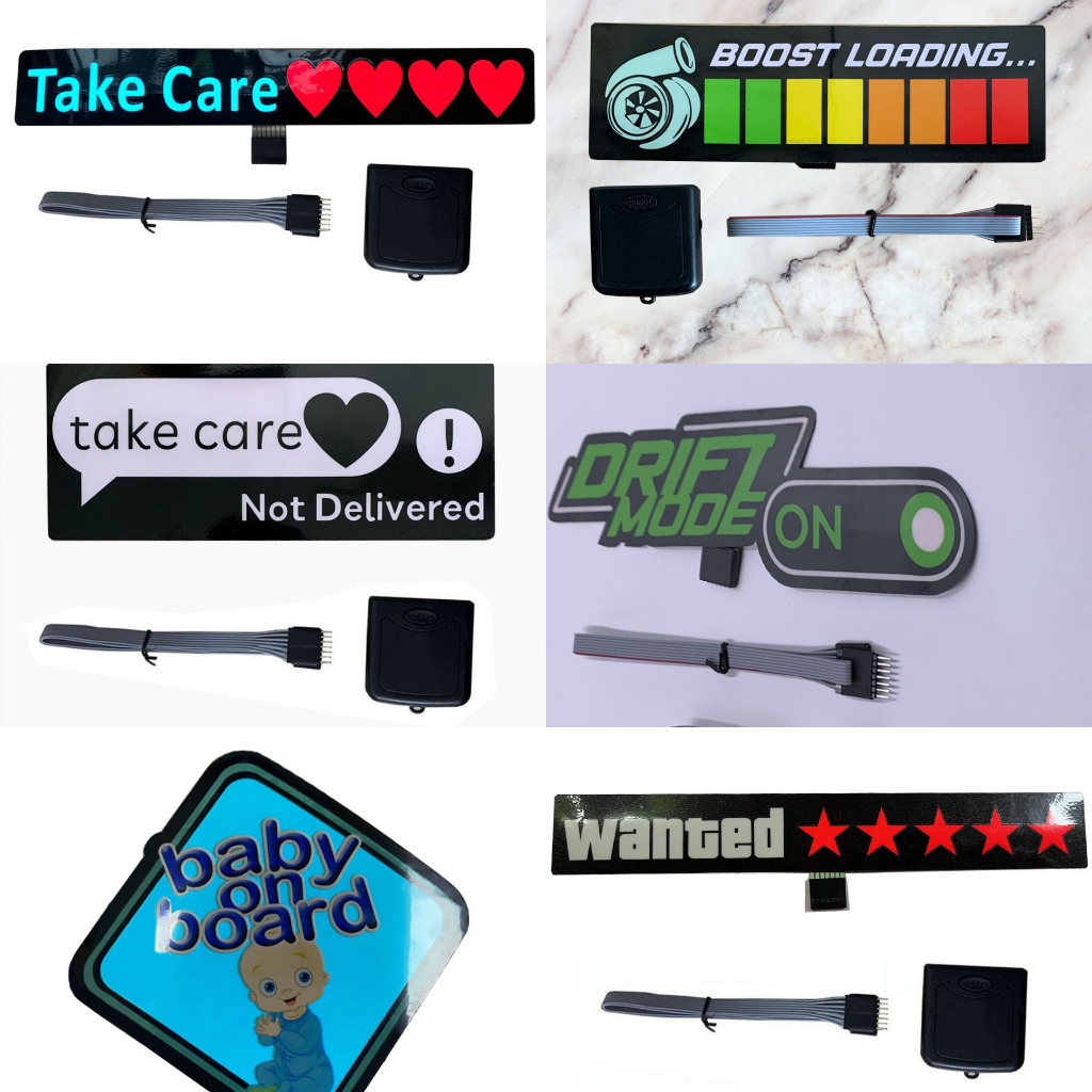 Jual STICKER LED KACA STIKER MOBIL MENYALA LUMINOUS ELEKTRIK | Shopee ...