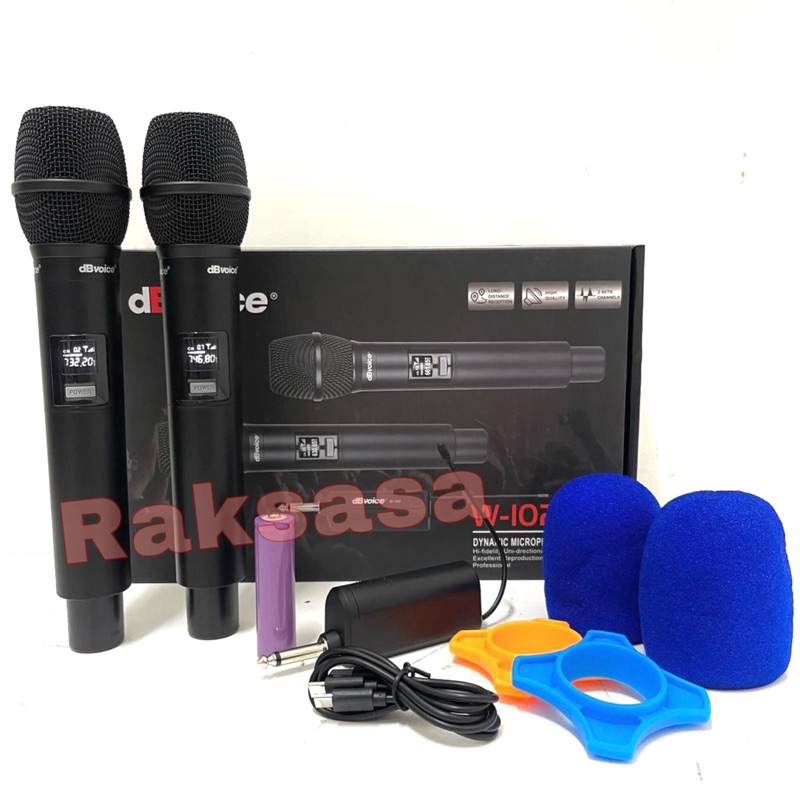Jual mic wireless dbvoice w102 original mikrofon db voice murah w 102 ...