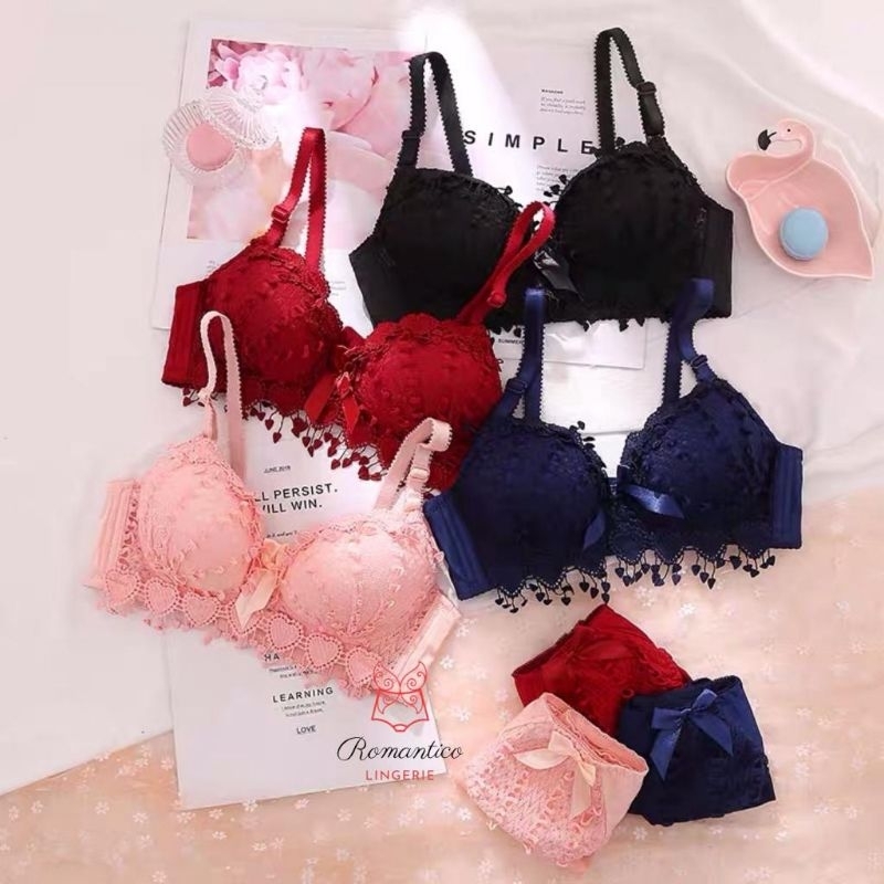 Jual BRA SET / SET BRA + CD / Set Bra / BH SET Wanita Seksi BH Setelan Wanita dan Celana Dalam ...
