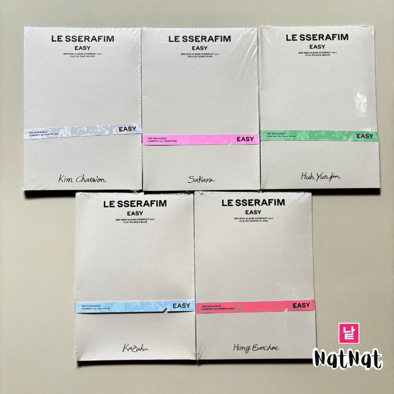 Jual [ READY STOCK ] LE SSERAFIM - EASY 3rd Mini Album [Compact Ver ...